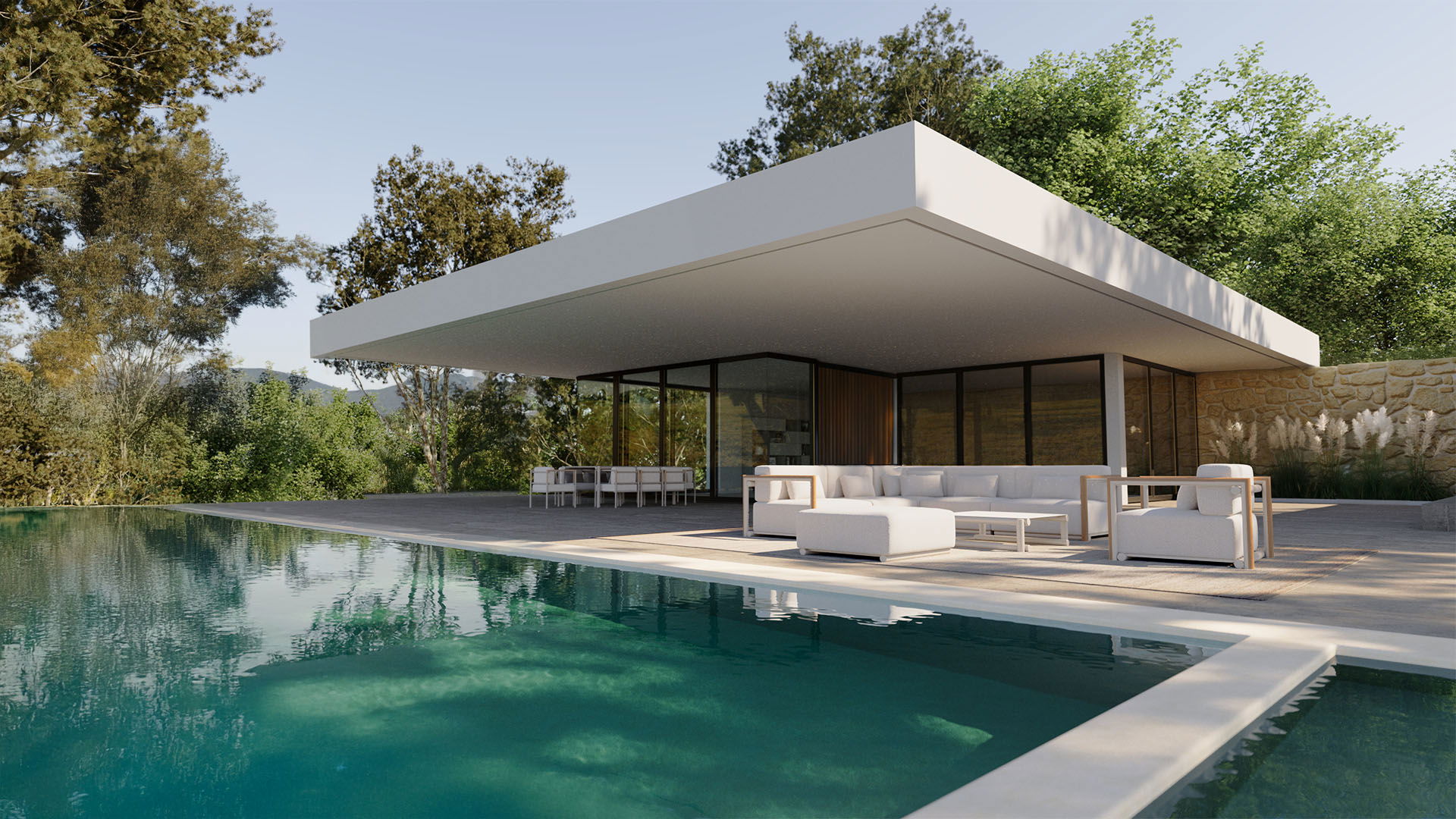 TERRA Gartenlounge L | 7 Personen | Champagne